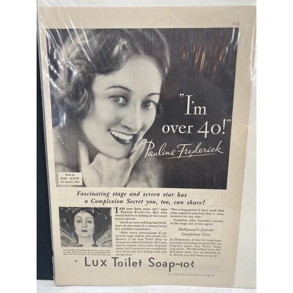 Bath & Body | Original 1931 Lux Toilet Soap Pauline Frederick Im Over 4 ...